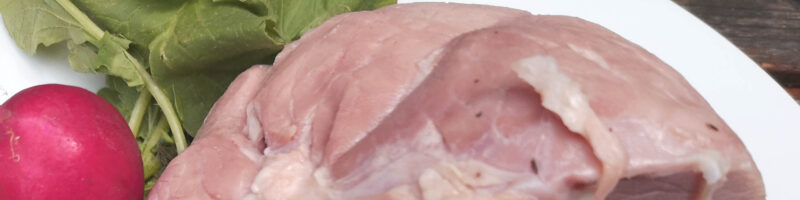 Kochschinken selbst machen gekochter Schinken vom Schwein sous vide