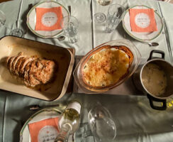 Kalbshackbraten mit Kartoffelgratin - Polpettone della fosca - Arte ...